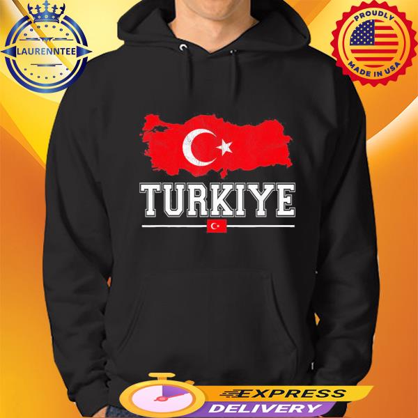 Official Flag Souvenir And Turkish Map Distressed Turkiye Shirt, hoodie ...
