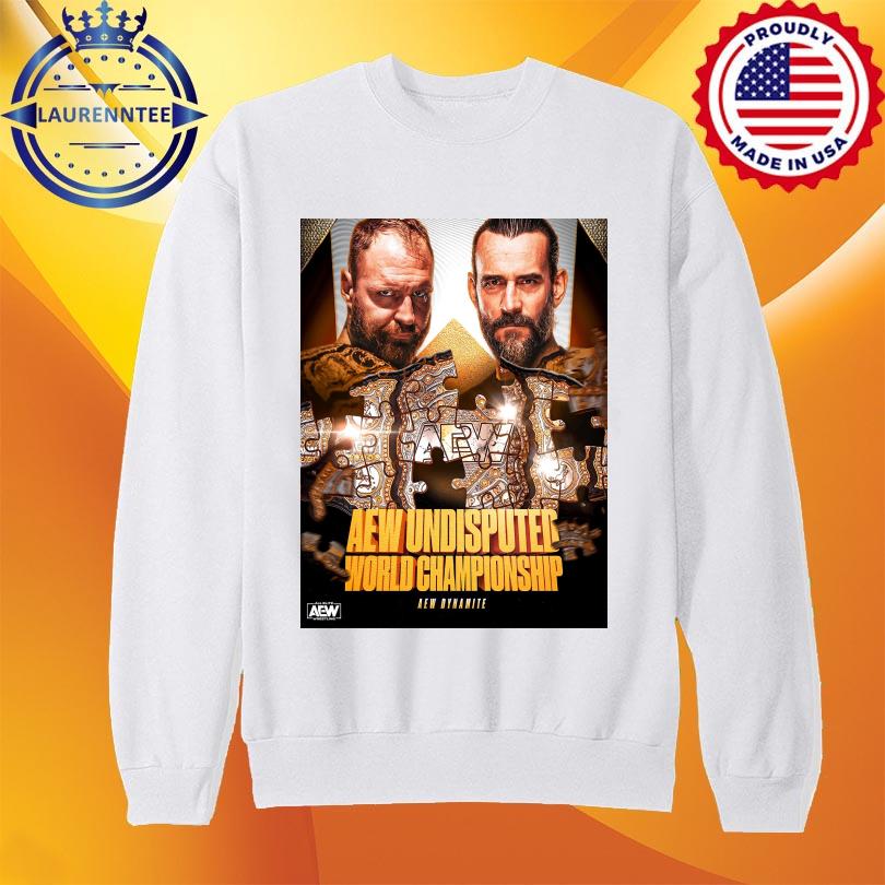 Cm punk and jon moxley for aew undisputed world championship on aew ...