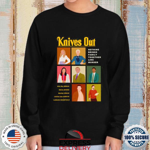 Official needed Gifts Knives Out Poster Design With Butcher Bloody ...