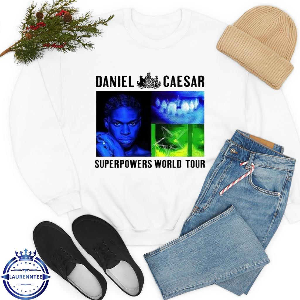 Daniel caesar superpowers world tour 2023 shirt, hoodie, sweater, long ...