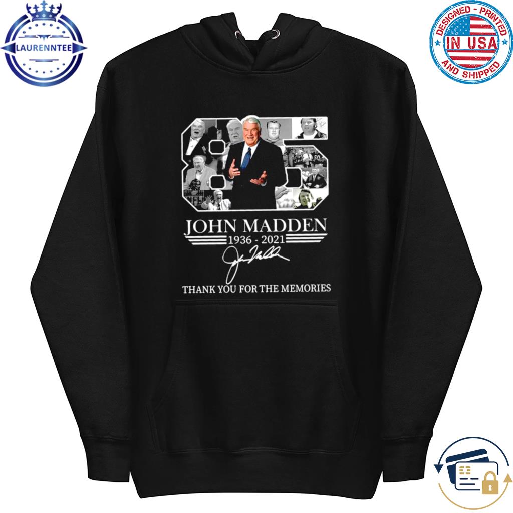 Laurenntee - John Madden Rip Thank You For The Memories Signature shirt