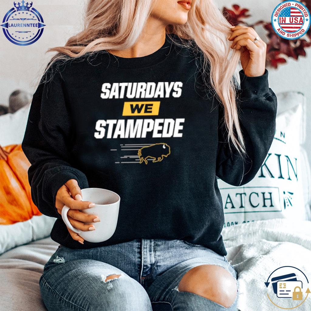 Colorado buffaloes saturdays we stampede shirt, hoodie, sweater, long ...
