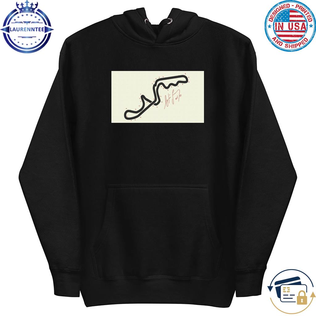 Matt bi ayrton senna's hand-drawn map of the suzuka gp 1993 shirt ...