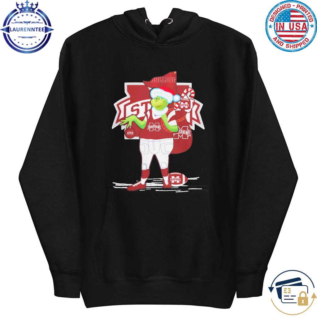 Santa grinch mississippi state bulldogs gift Christmas 2023 sweater ...
