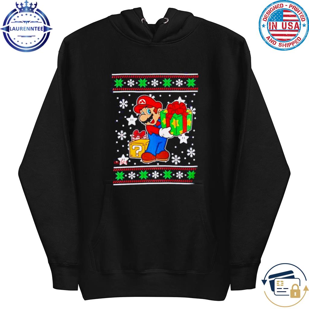 Super Mario ugly Christmas 2023 sweater, hoodie, sweater, long sleeve ...