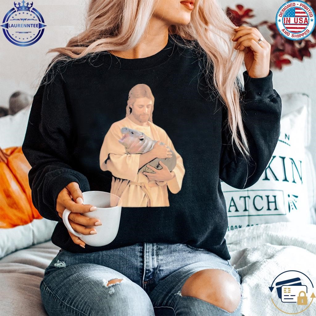 Jesus moo deng shirt, hoodie, sweater, long sleeve and tank top