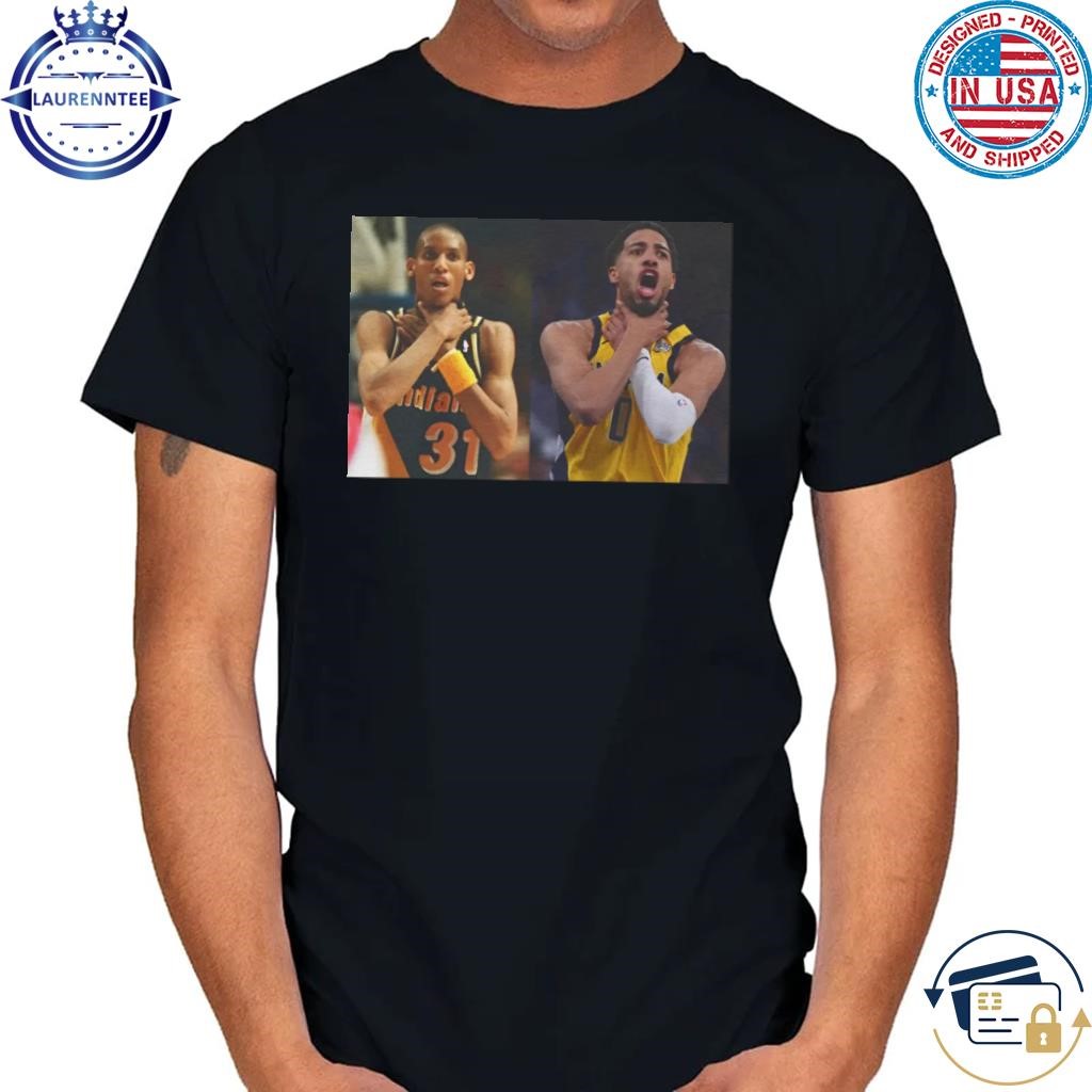 Reggie Miller & Tyrese Haliburton Choke Shirt, hoodie, sweater, long ...